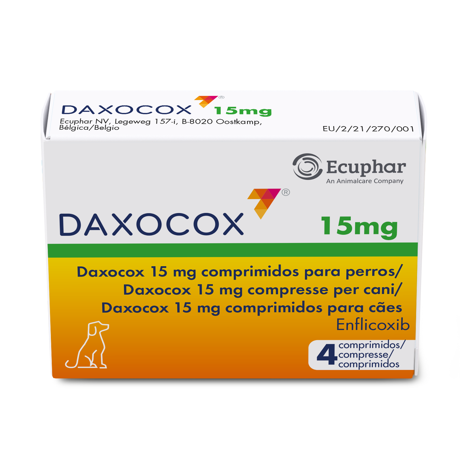 DAXOCOX 15 MG 4 COMP