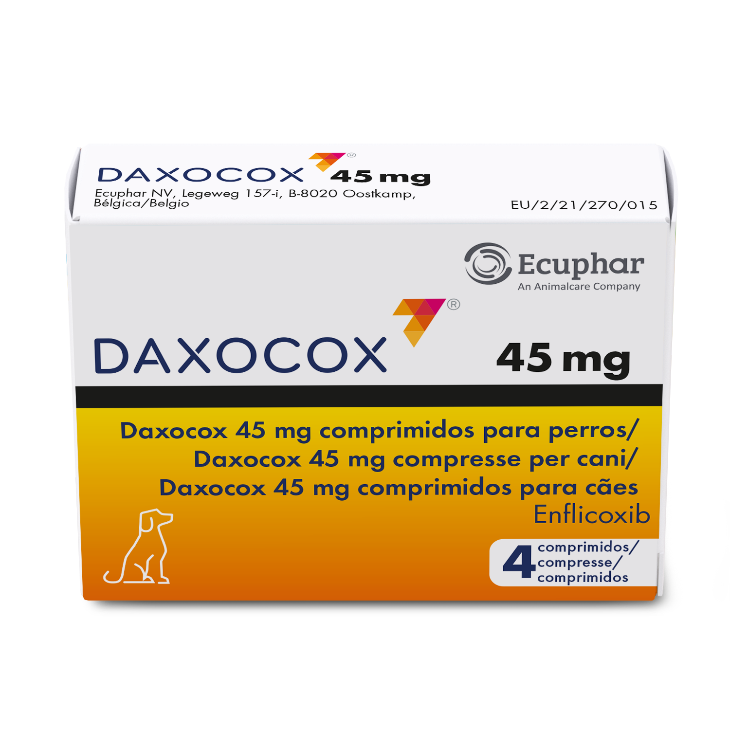 DAXOCOX 45 MG 4 COMP
